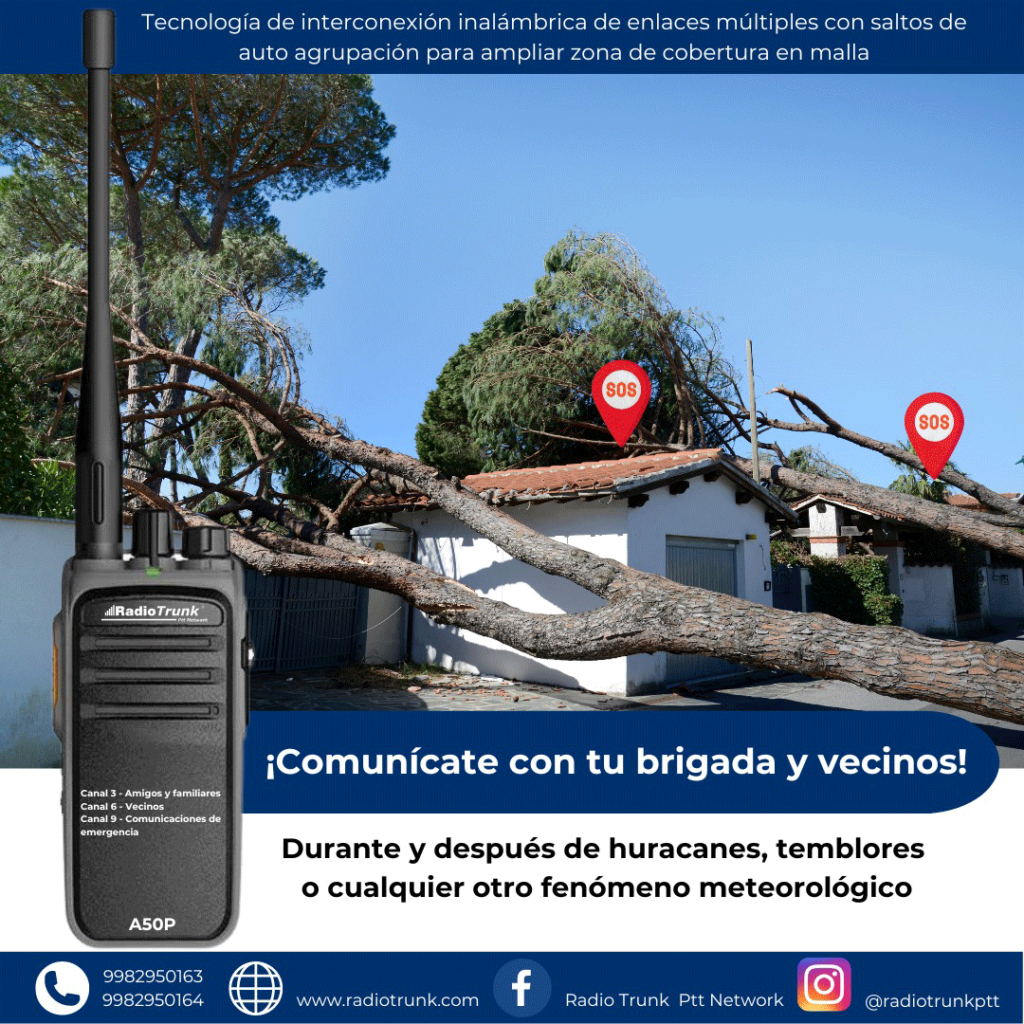 Radios para Emergencia – Radio Trunk