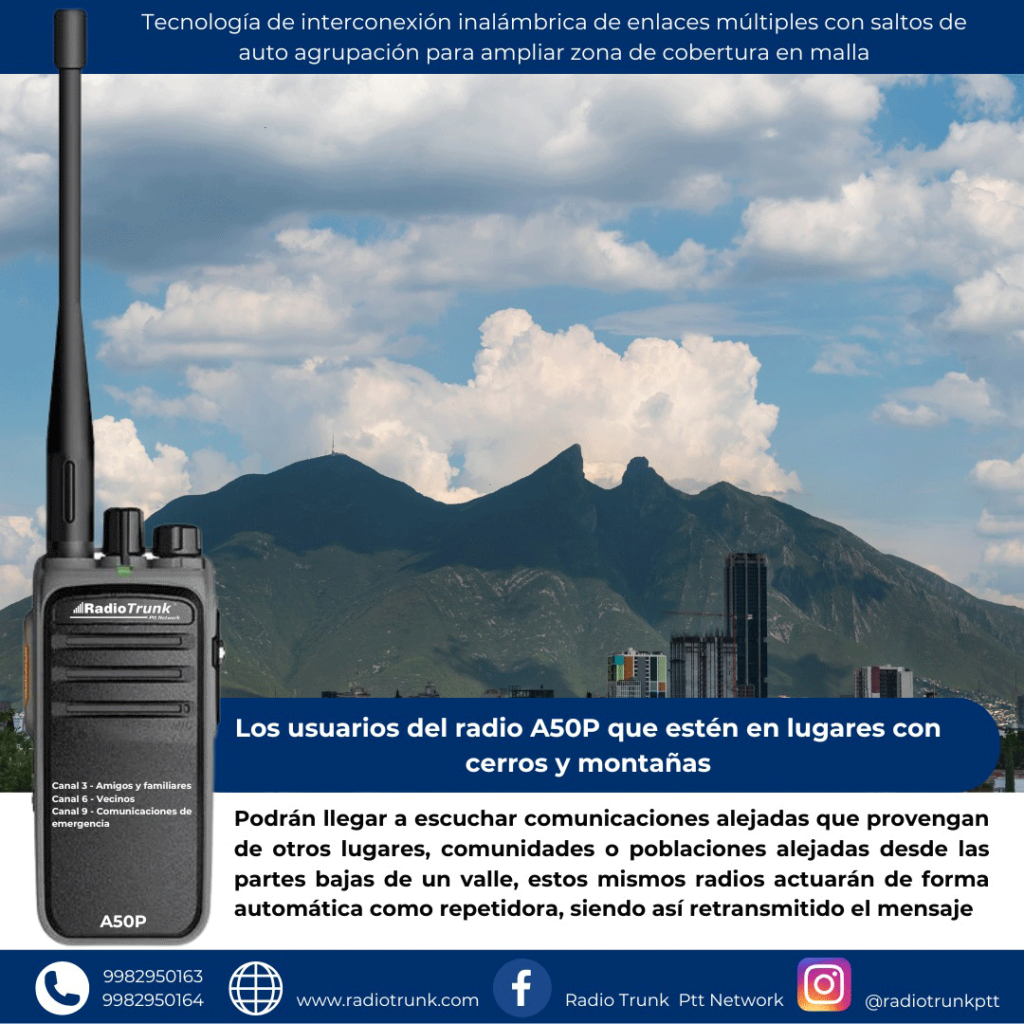 Radios para Emergencia – Radio Trunk