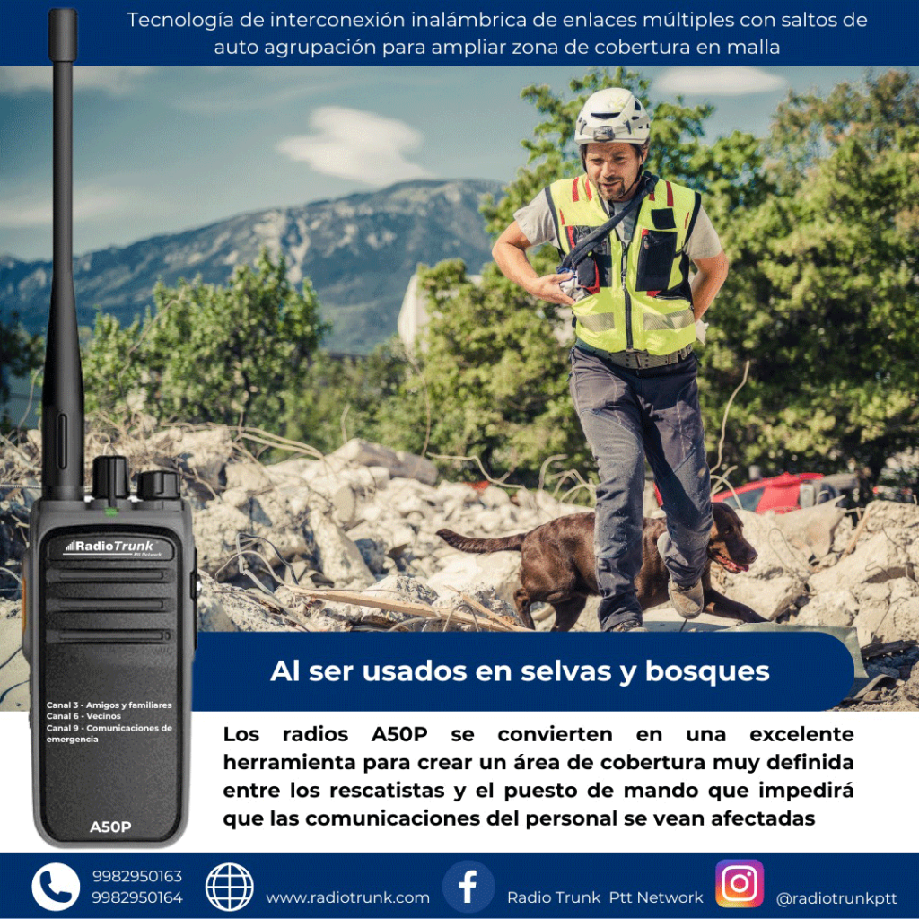 Radios para Emergencia – Radio Trunk